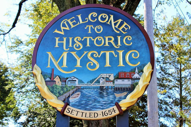 The Carved Welcome Signs of Mystic, CT - Mystic Knotwork