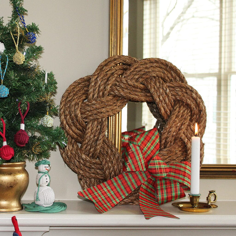Nautical Wreath, Manila Rope Wreath Sailor Knot Wreath for wall or Cen ...