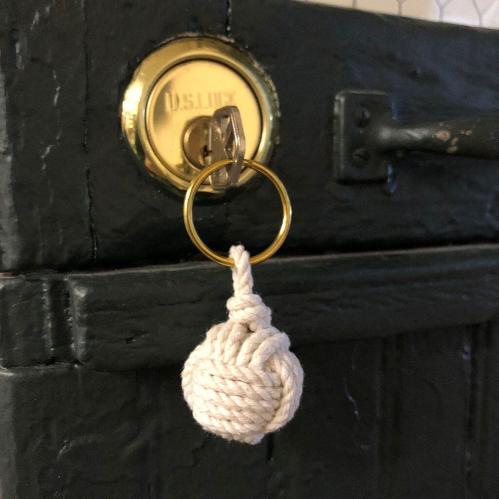 Monkey Fist Key Chain, Modern, Choose from 18 colors - Mystic Knotwork