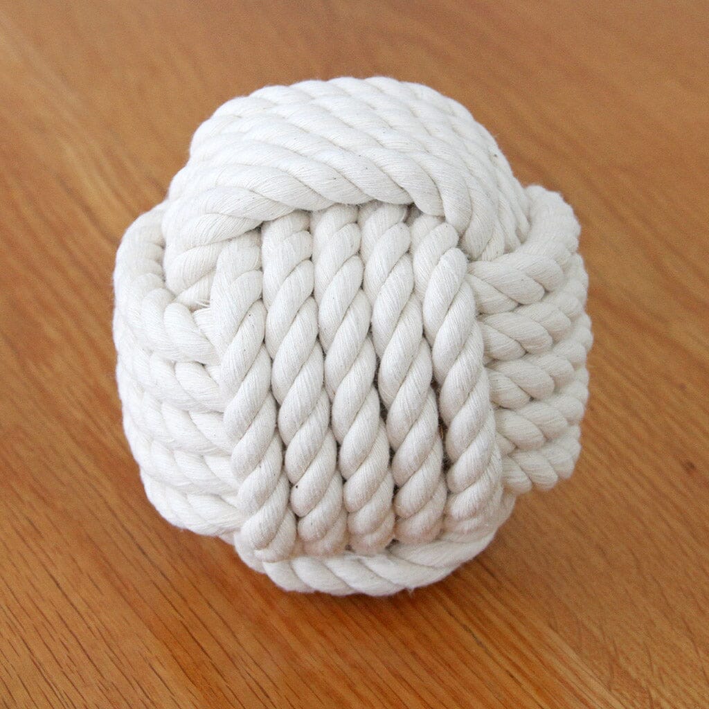 Nautical Knot Card Holder, White, 4", 5-Pass - Mystic Knotwork