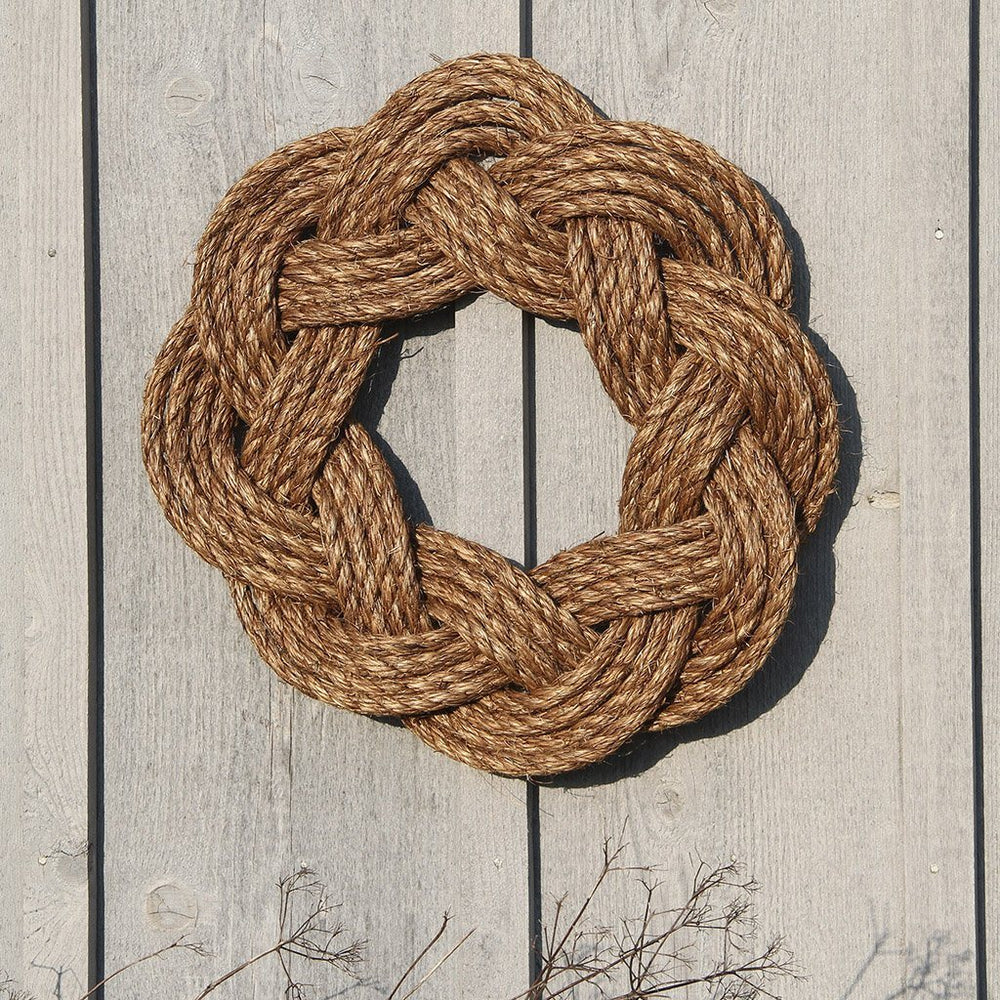 Nautical Wreath, Manila Rope Wreath Sailor Knot Wreath for wall or Cen ...